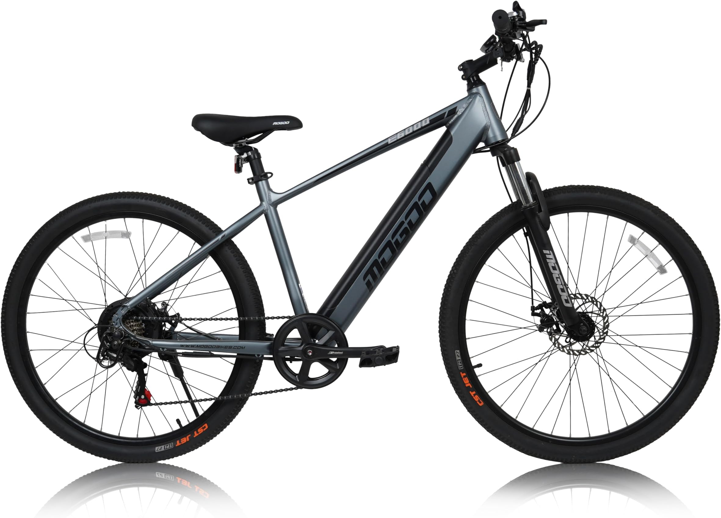 Mogoo E6000 27.5" E-Bike for Adults, Shimano 7-Speed, 350W Motor, 36V ...