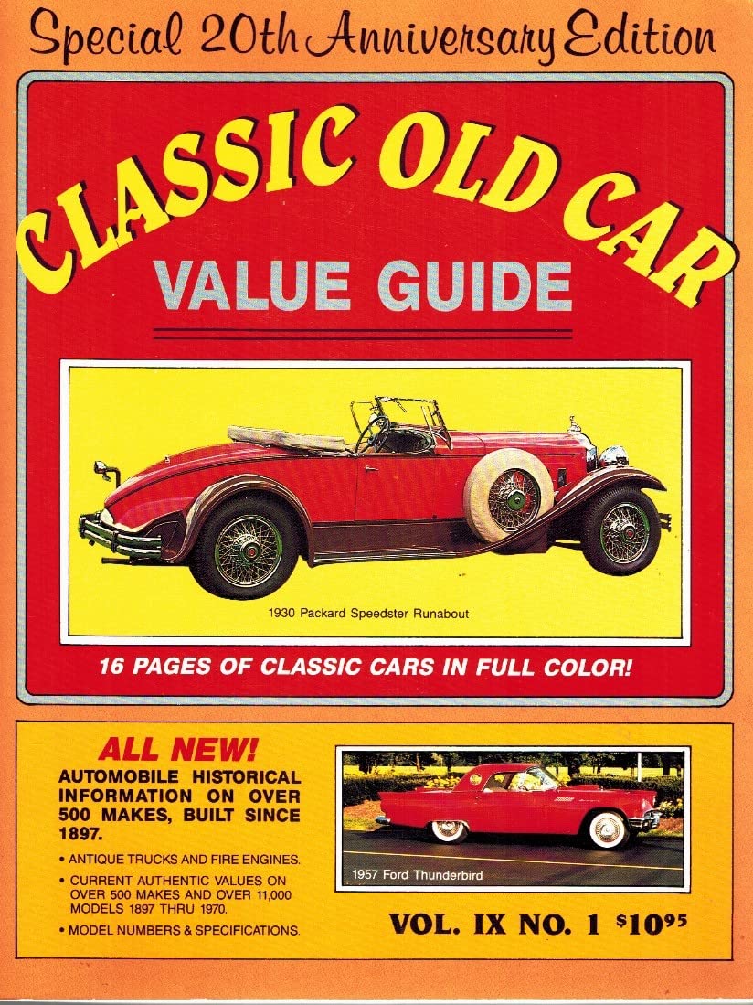 Classic Old Car Value Guide/31747: Craft, Quentin: 9780911473032 ...
