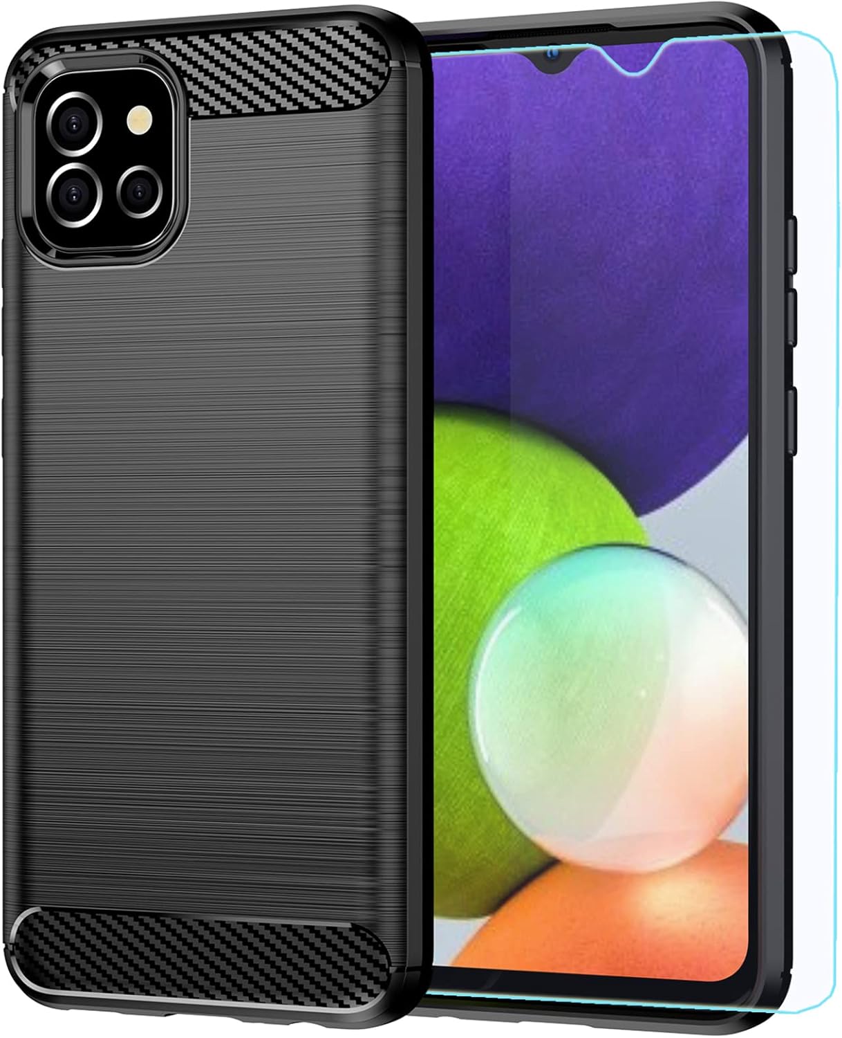 Samsung A03 case,Galaxy A03 case,with HD Screen Protector,M MAIKEZI ...