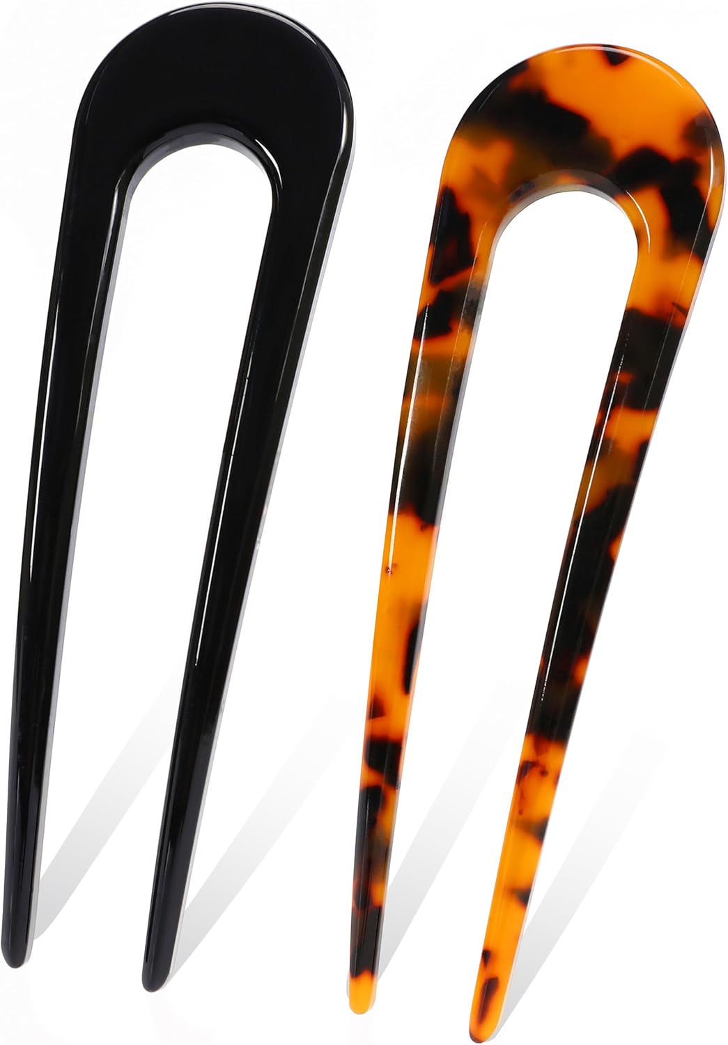 FSMILING 2 Pack French Hair Pin French Pin Twist Hair Pin Chignon Hair ...