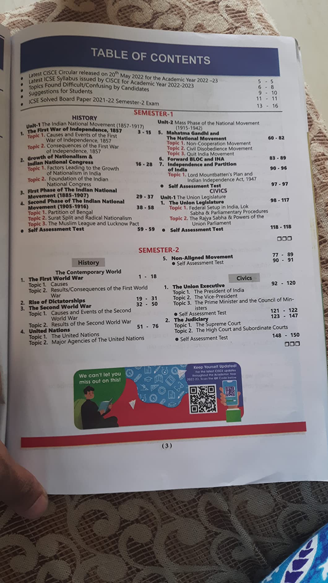 Oswaal ICSE Question Bank Class 10 History and Civics Book (For 2023 ...