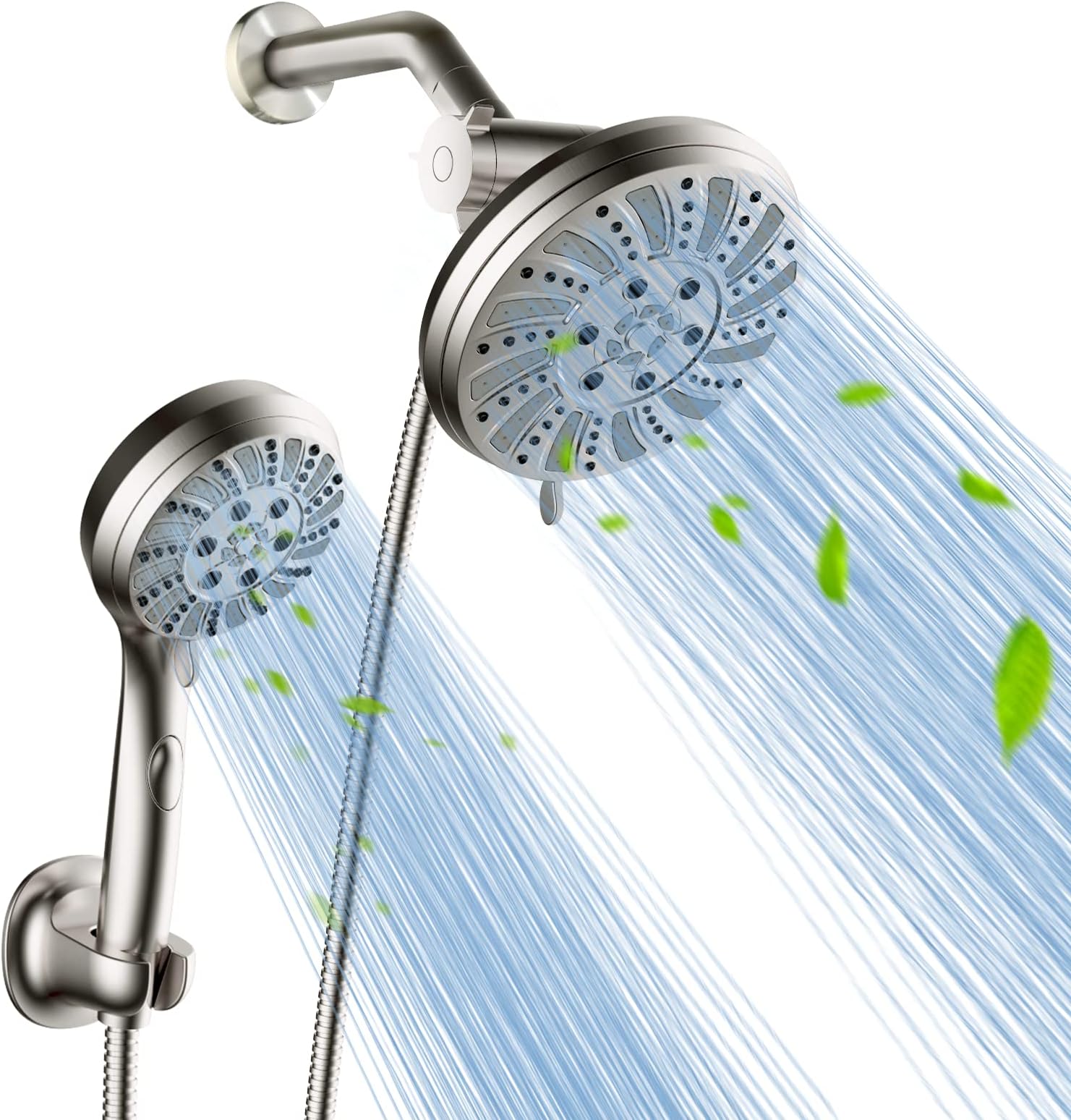 WaterSong – Pommeau de douche à main à 6 réglages de 11,4 cm et ...