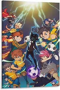Amazon.com: Cartel De Anime De Inazuma Eleven (6) Artworks Canvas ...