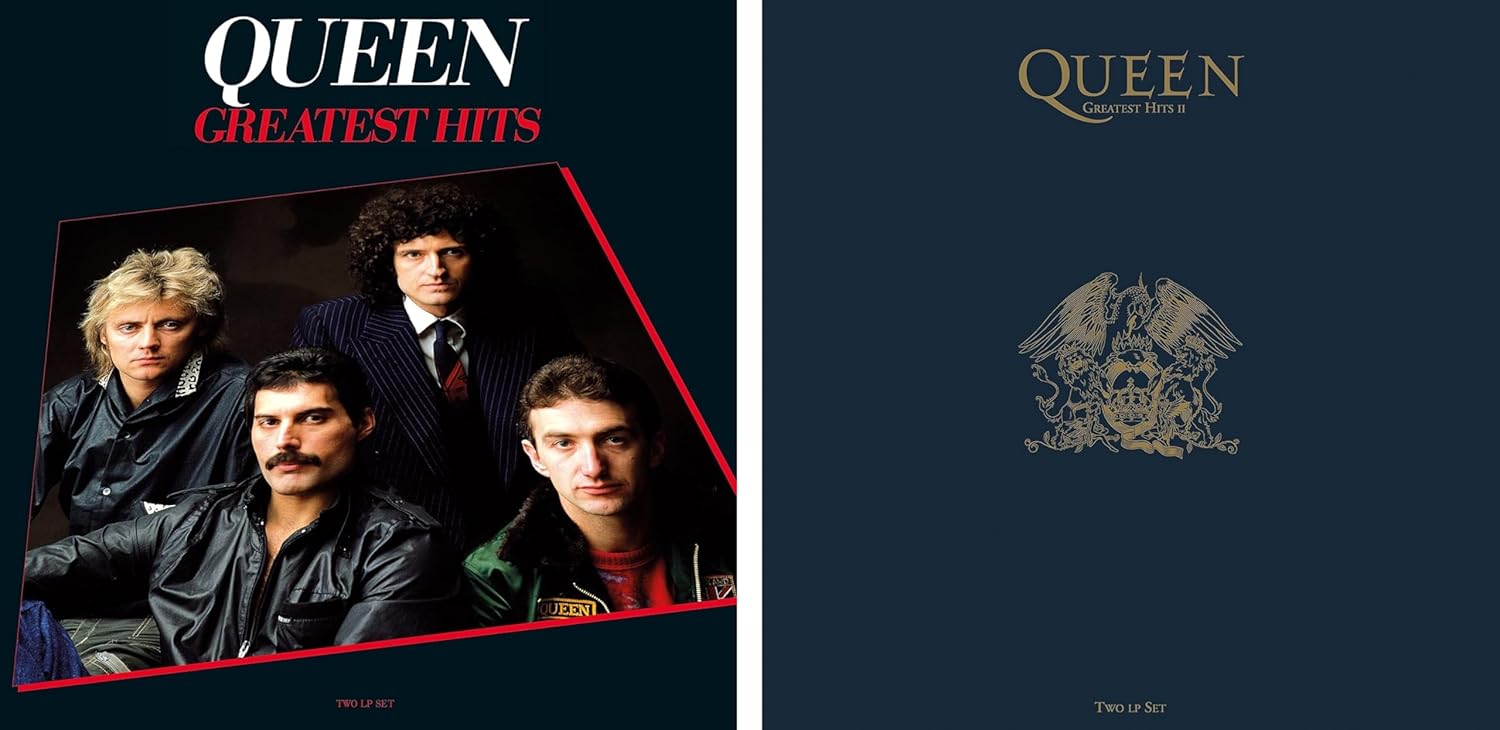 Amazon.com: Queen Greatest Hits Record Album Collection: Greatest Hits ...