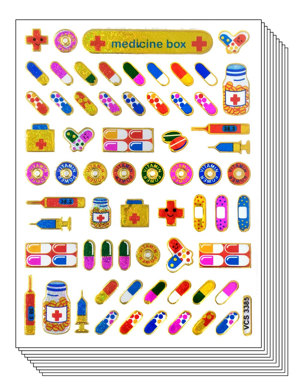 Drug Sticker, Pill Stickers, Medicine Box Stickers - 10 Sheets ...