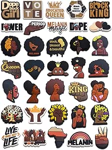 Amazon.com: 20 | 35PCS Black Lives Matter Shoe Decoration Charms fits ...