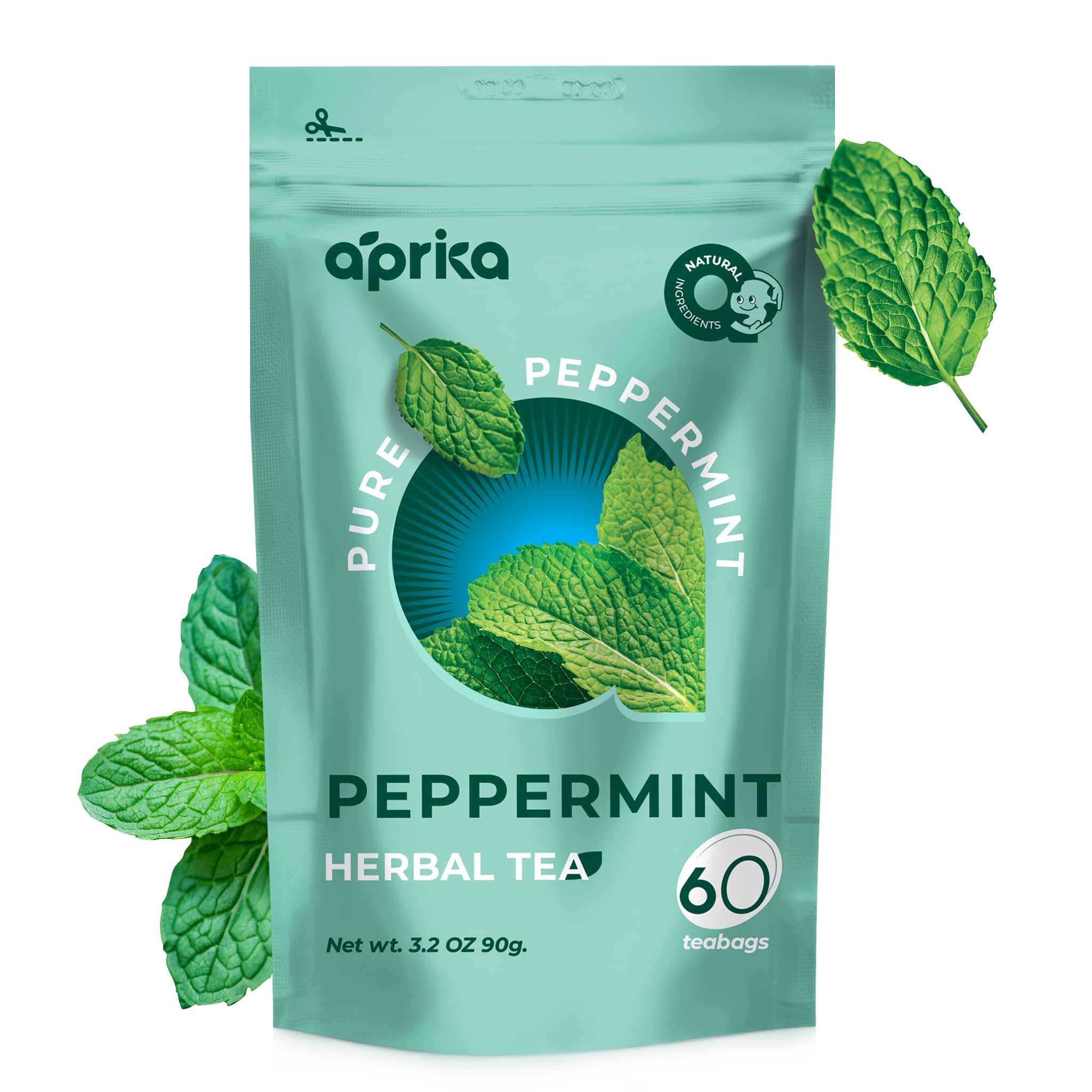 Snapklik.com : 100% Pure Peppermint Tea - Only Mint Leaves Without Stems