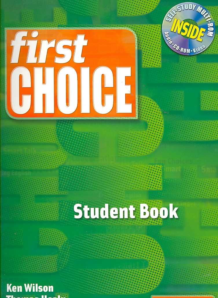 Amazon.com: First Choice Student Book (Smart Choice): 9780194305617 ...