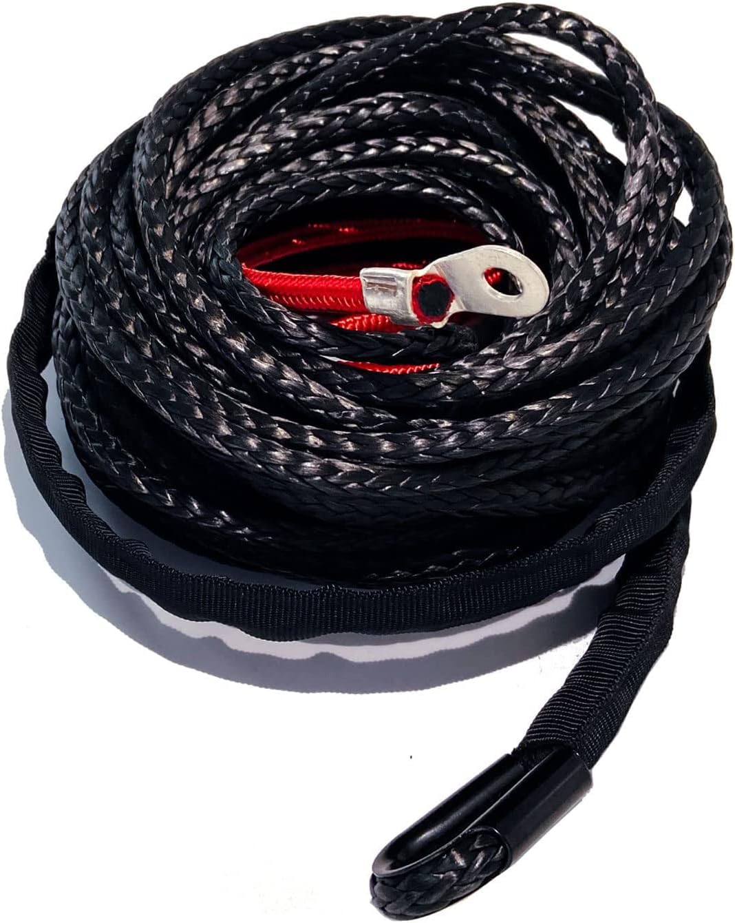 Synthetic Winch Rope 5/16" x 50' 10500LBs 12 Strands Winch Line Cable ...