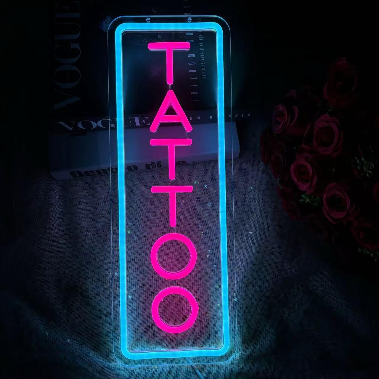 Tattoo Neon Sign Tattoo Studio Neon Sign for Tattoo Shop Office Neon ...