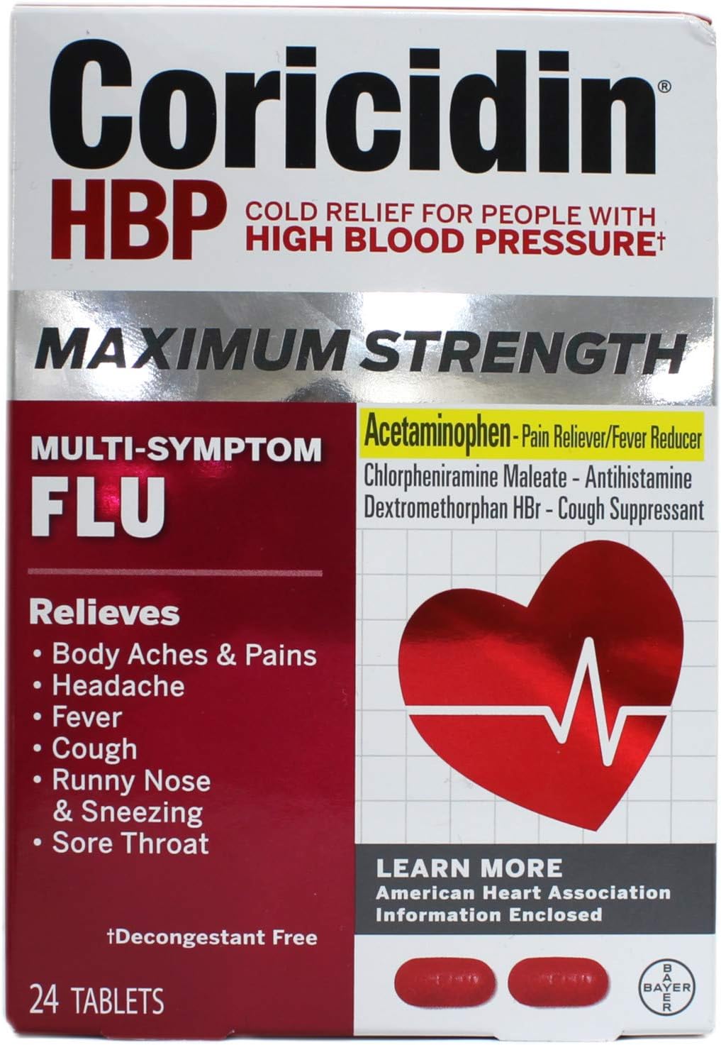 Amazon Coricidin Hbp Max Flu Dmx Size 24ct Maximum Strength Flu amazon-coricidin-hbp-max-flu-dmx-size-24ct-maximum-strength-flu