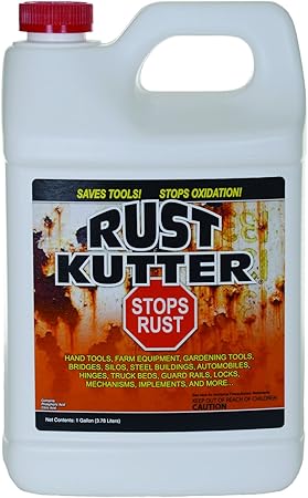 Amazon.com: Rust Kutter- Gallon - Stops Rust and Converts Rust Spots to ...