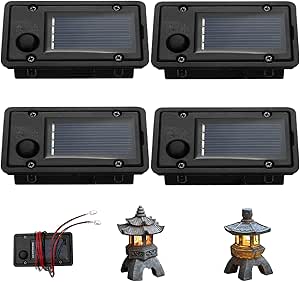 Amazon.com : NewGtuizi Solar Light Replacement, 4pcs 4x7cm Rectangle ...