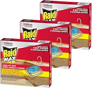 Raid Max Liquid Ant Killer Baits and Trap, for Household Use, Child ...