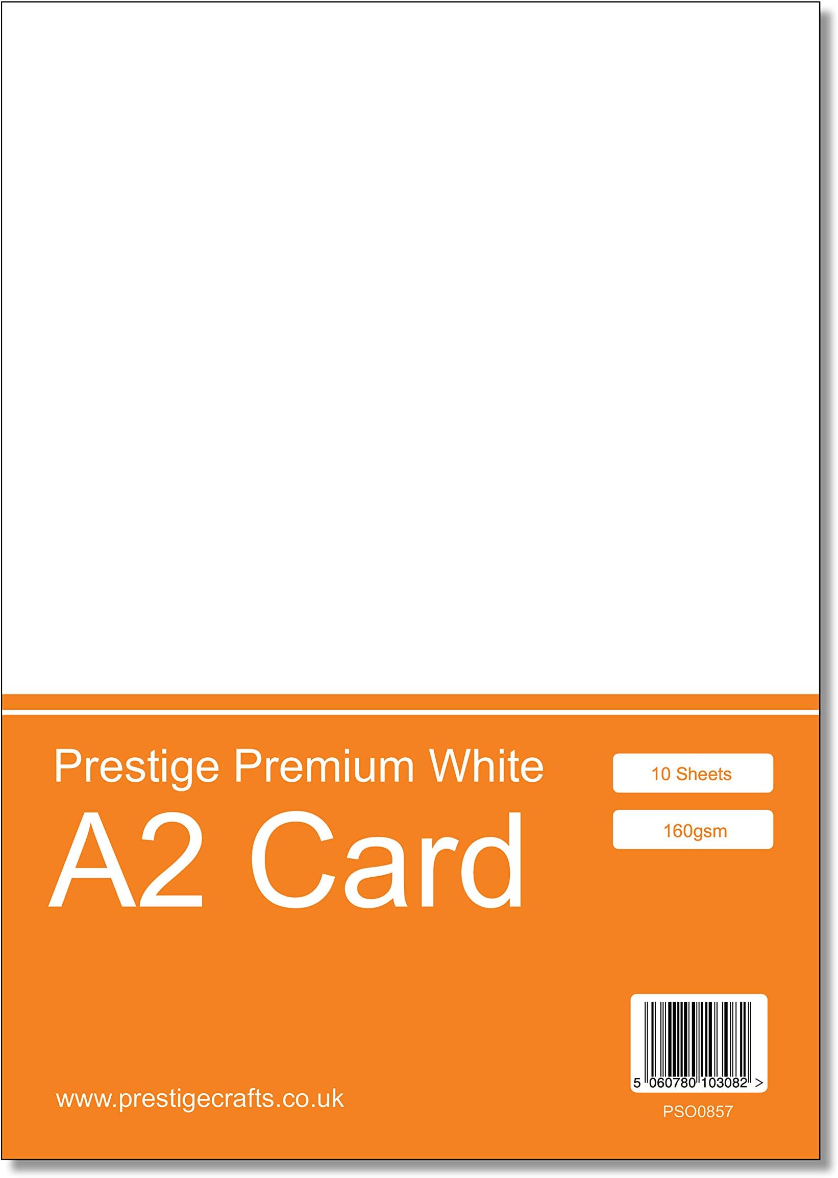Prestige A4 White Craft Card Pack - Acid Free - 250gsm - 100 Sheets ...