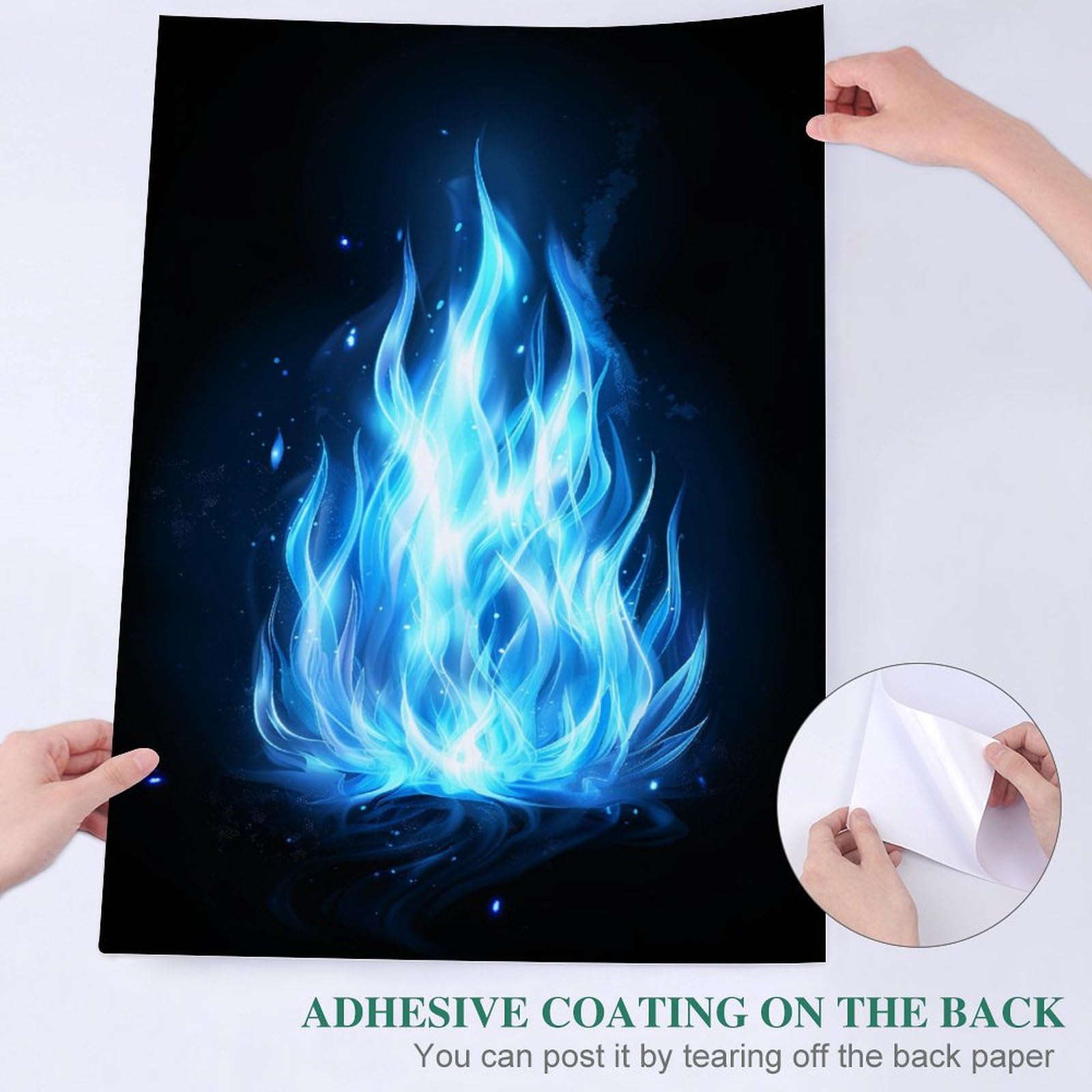 Blue Back Poster