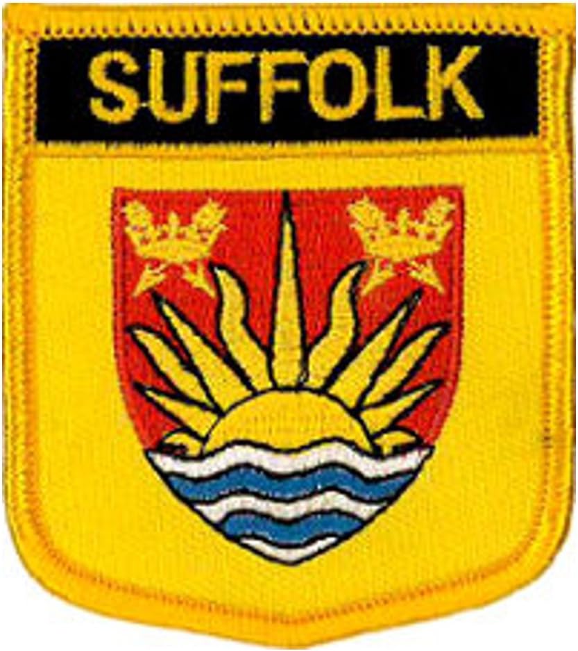 Klicnow Durham County (Shield) Embroidered Patch 6cm X 7cm (2 1/2" X 2 ...