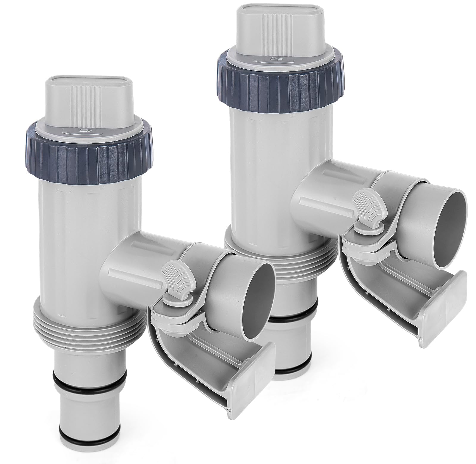 Amazon.com: VECKYJL Pool Plunger Valve, Pool Hose Adapters for Above ...