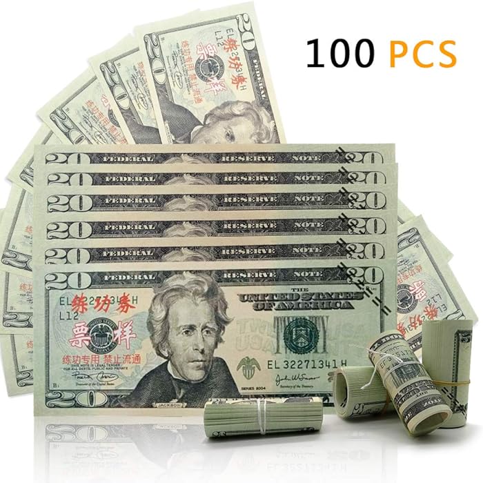 Buy QMOEH Prop Money Movie Money $2000 Dollar Play Money Fake Money ...