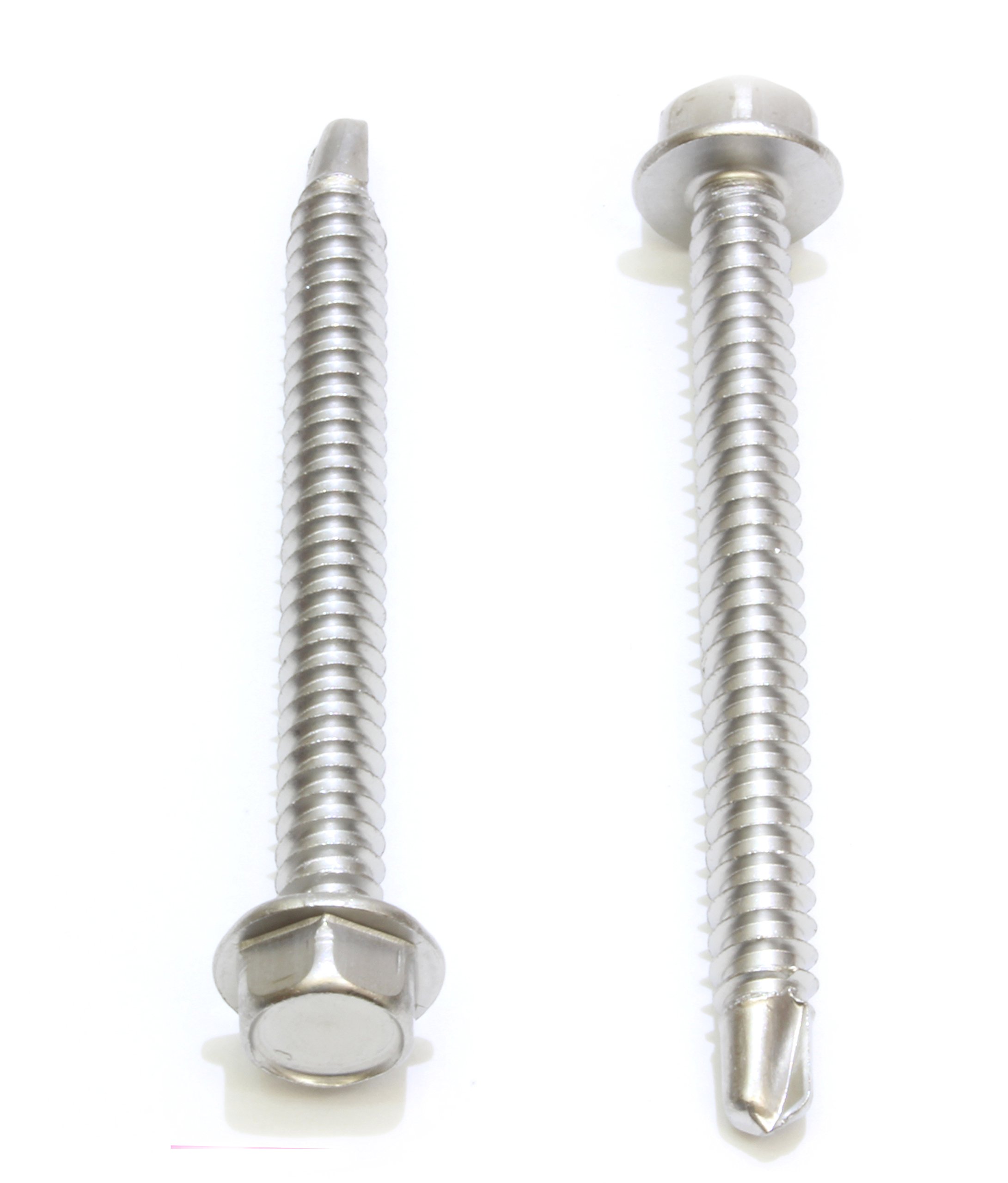 Snapklik.com : No 14 X 3 Stainless Hex Washer Head Self Drilling Screws