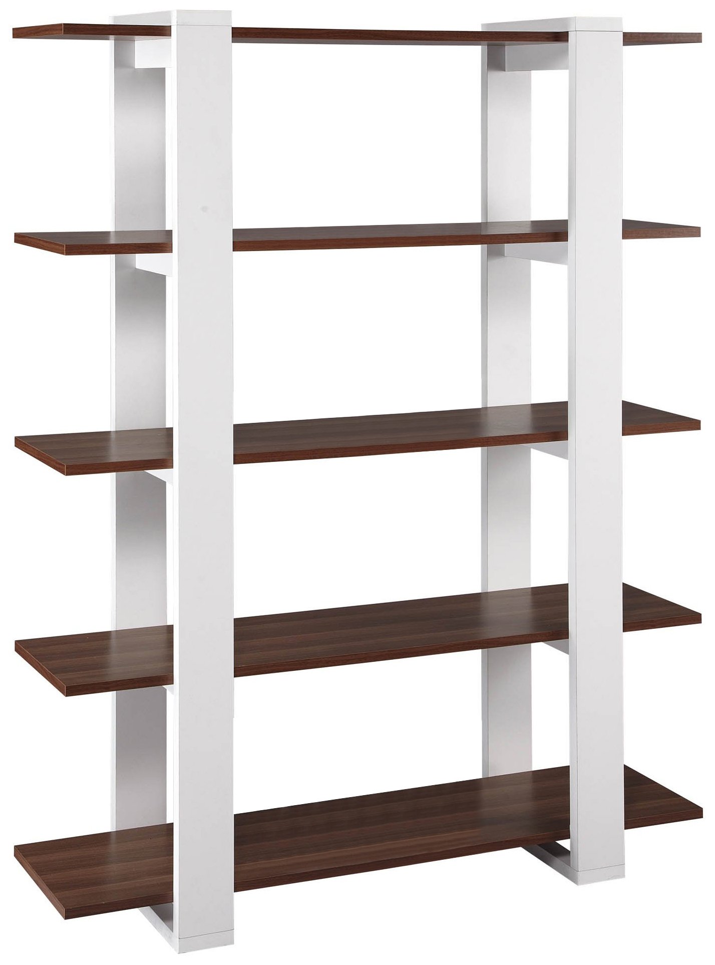 Io Homes Bookcase Hello Furniture 5 Tier Bookshelf Display Cabinet