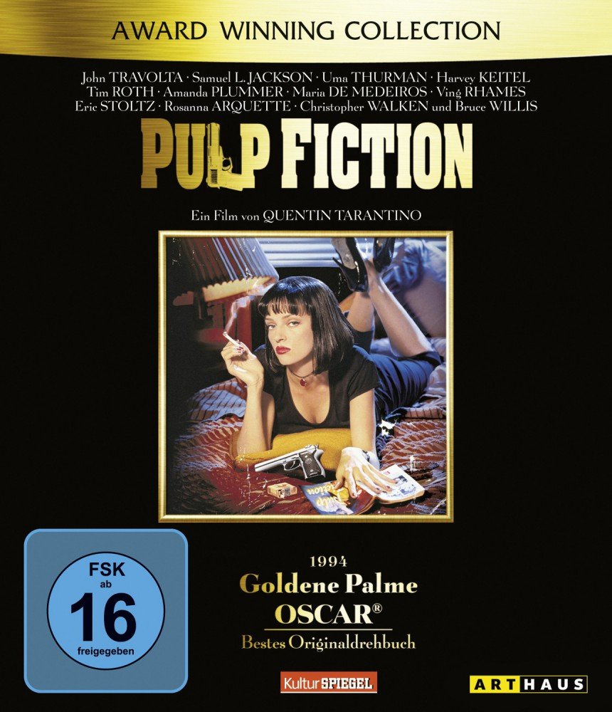 Pulp Fiction - Award Winning Collection [Blu-ray]: Amazon.de: Travolta ...