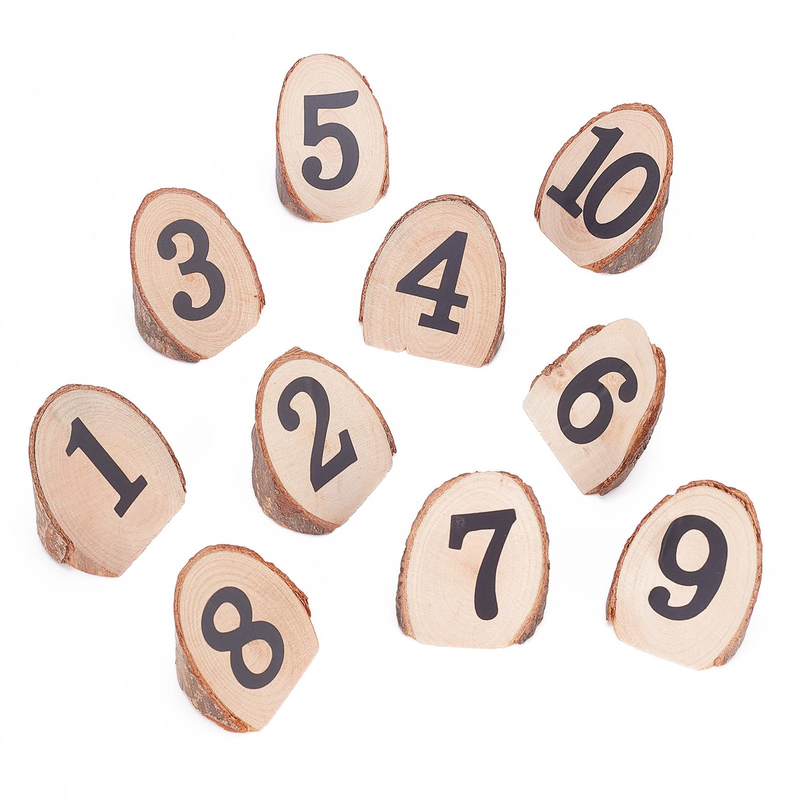 Amazon.com: CRASPIRE Wood Table Numbers 1-10 Wedding Table Numbers Wood ...