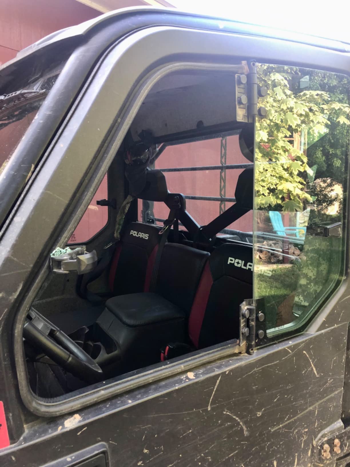 Amazon.com: Polaris Ranger Left Hand Window Door Assembly, Genuine OEM ...