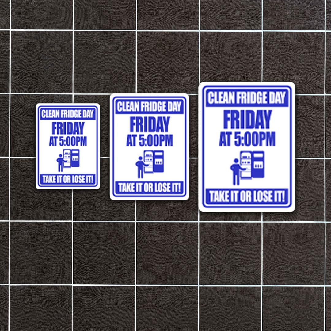Clean Refrigerator Sign Office Office Refrigerator Safety | DLZ