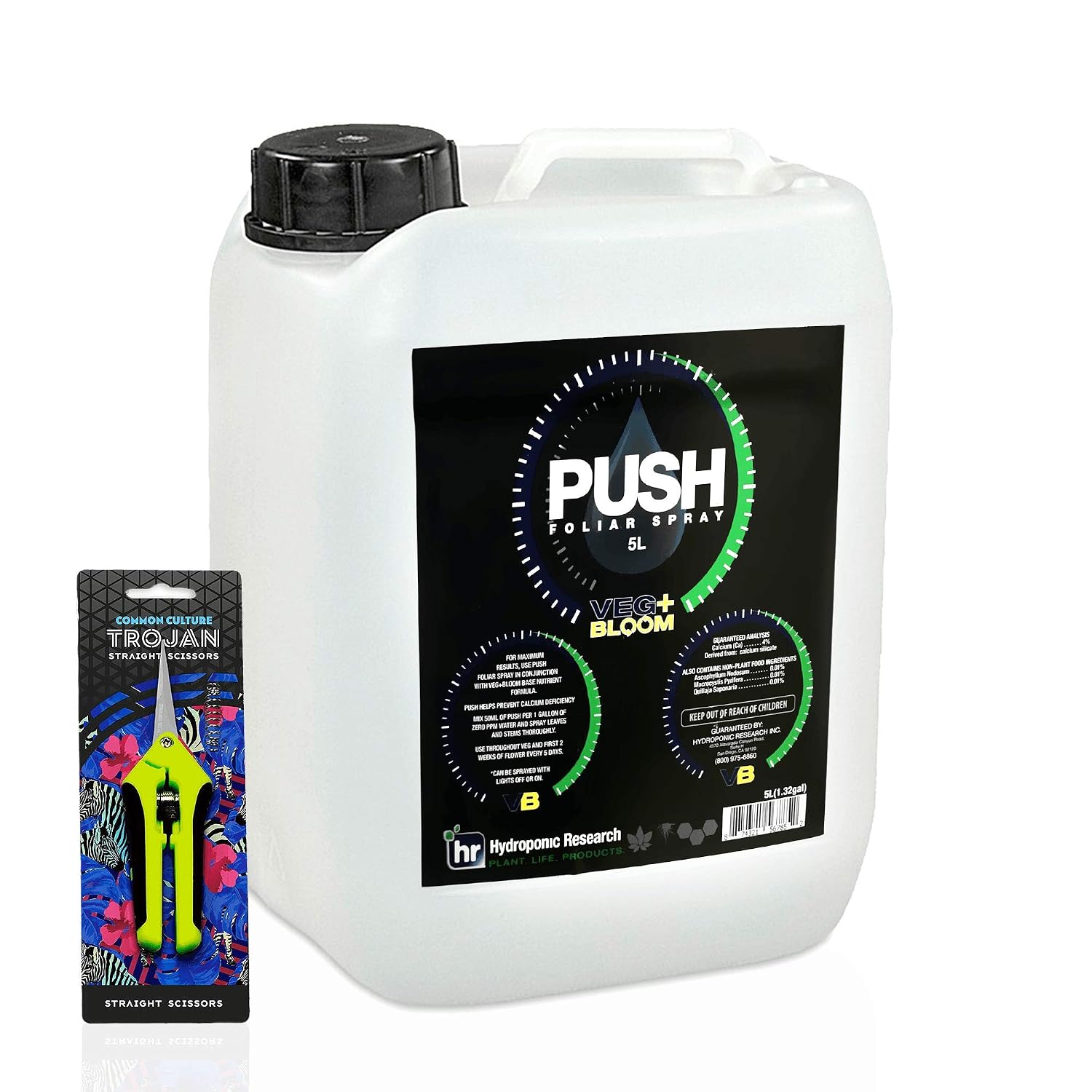 Amazon.com : Veg + Bloom Push Foliar Spray, 5L with Common Culture ...