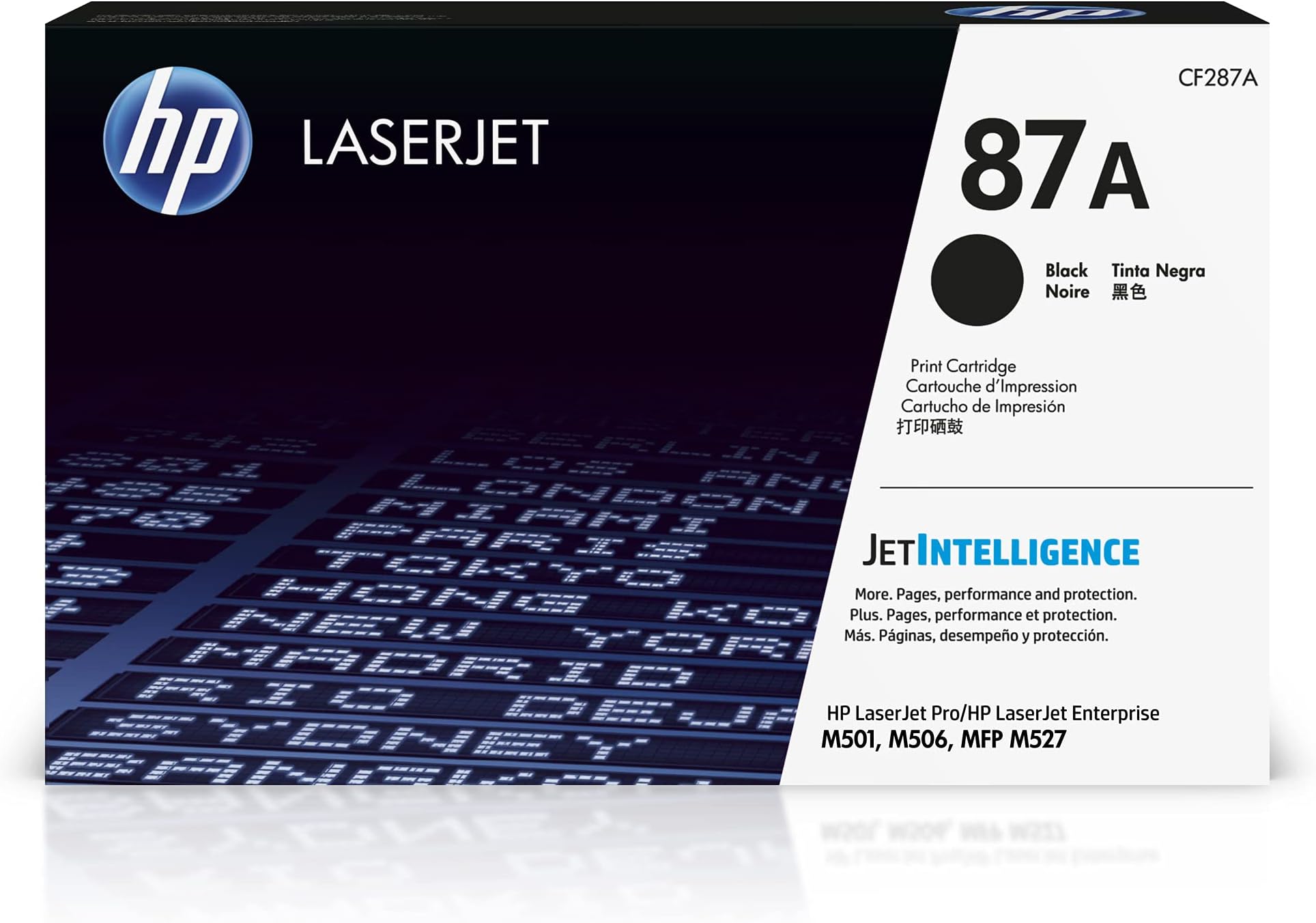 HP CF287A 87A Original LaserJet Toner Cartridge, Black, Single Pack ...