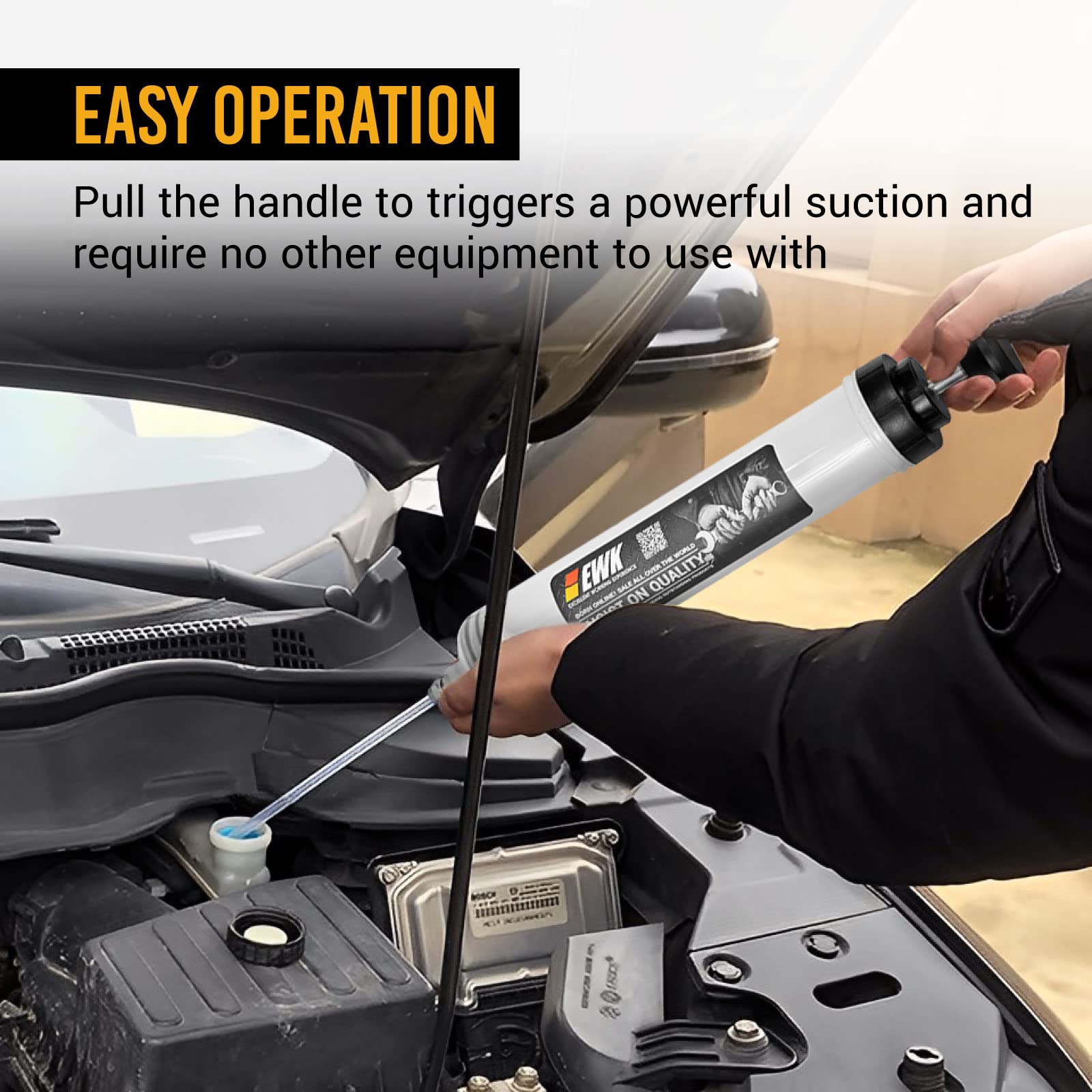 Snapklik.com : EWK 500cc Automotive Fluid Syringe Extractor