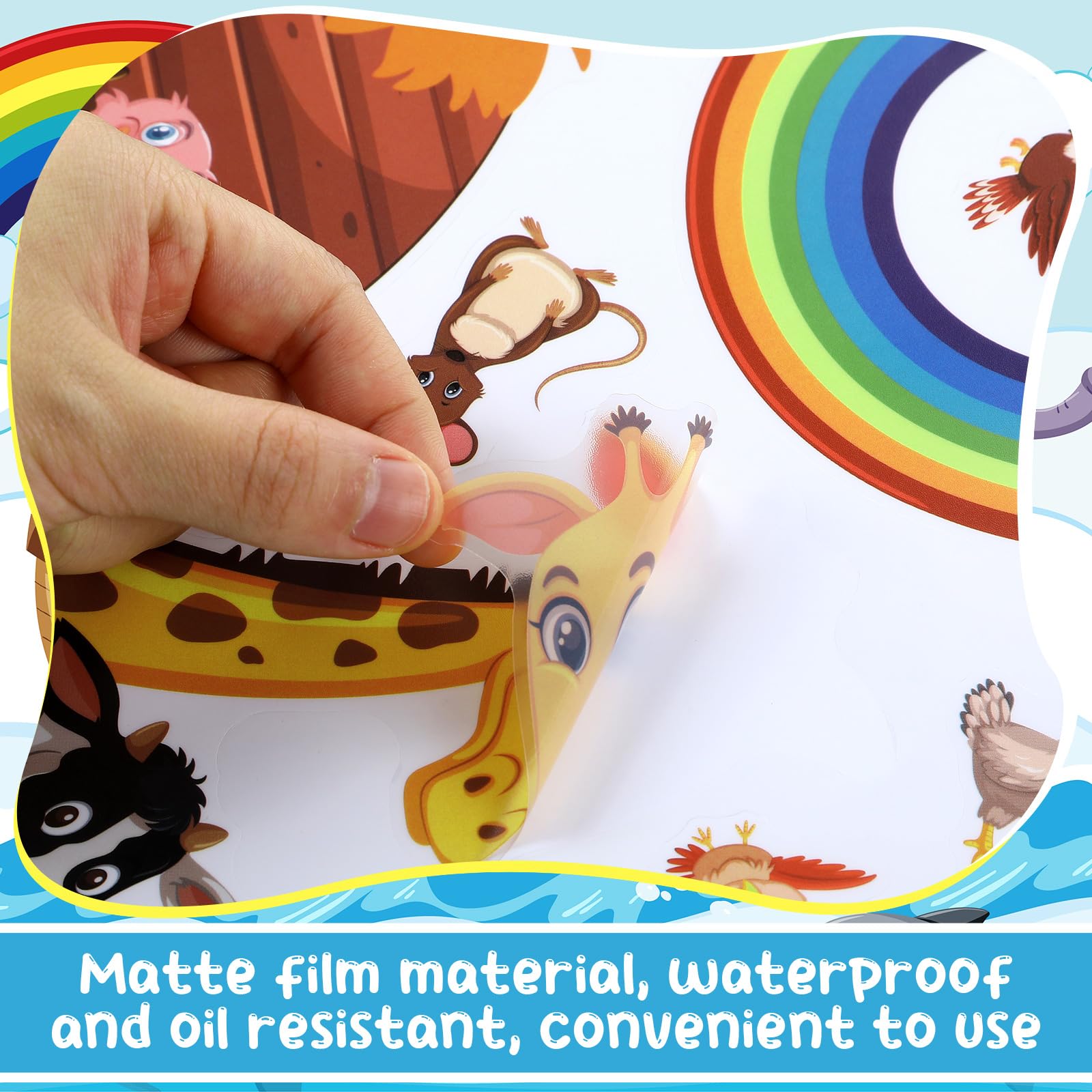 Snapklik.com : AmazingSpark Noahs Ark Stickers Decals Decorations Back ...