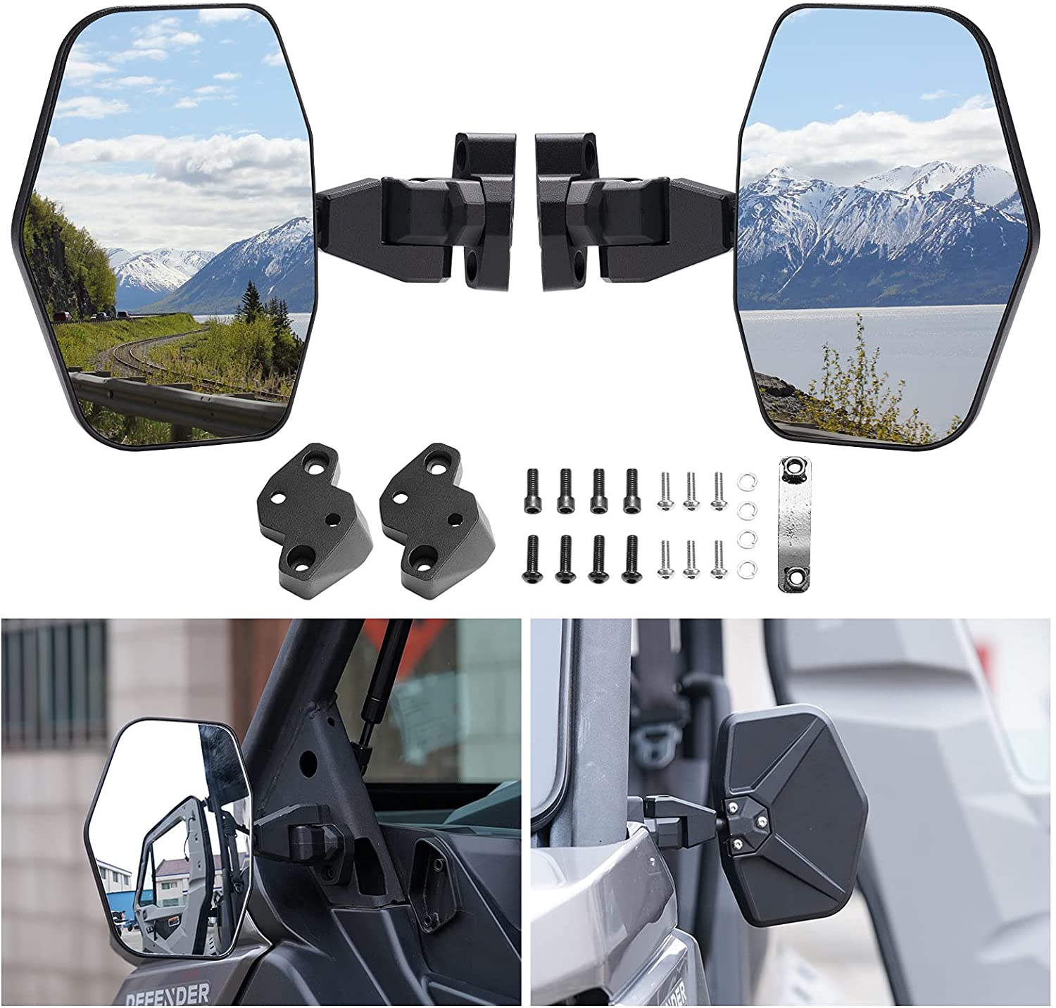 Watch How to Install Can Am Defender Side Mirrors on Amazon Live