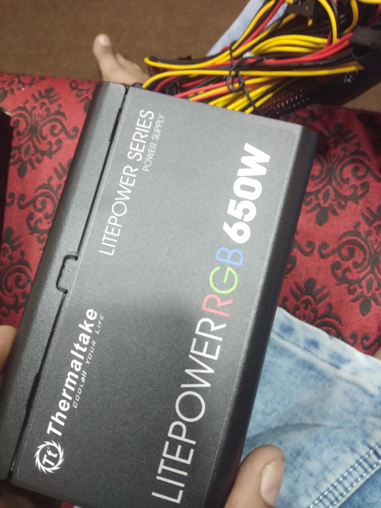 Amazon.in: Buy Thermaltake Litepower RGB 650W (230V) Power Supply ...