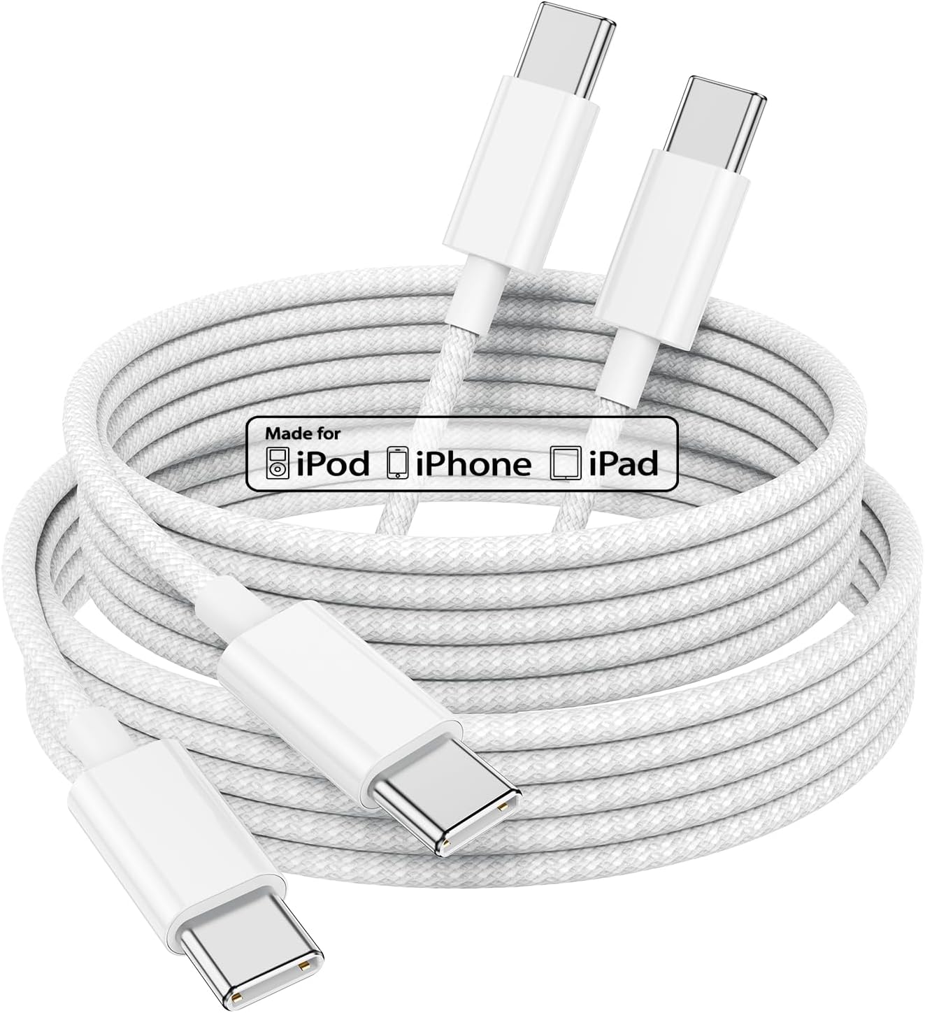 iPhone 16 15 Ladegerät mit Schnellladekabel, 20W USB-C Adapter und 2M Typ-C Kabel, Ladekabel und ...