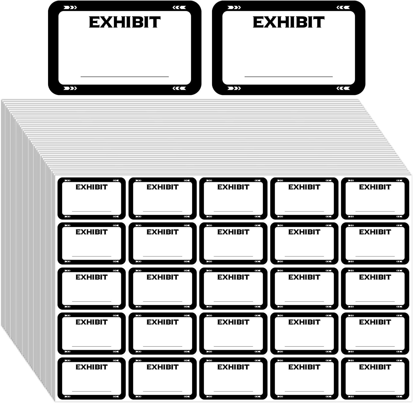 Amazon.com : Tabbies Legal Exhibit Labels, Label: 1-5/8"W x 1"H, Sheet ...