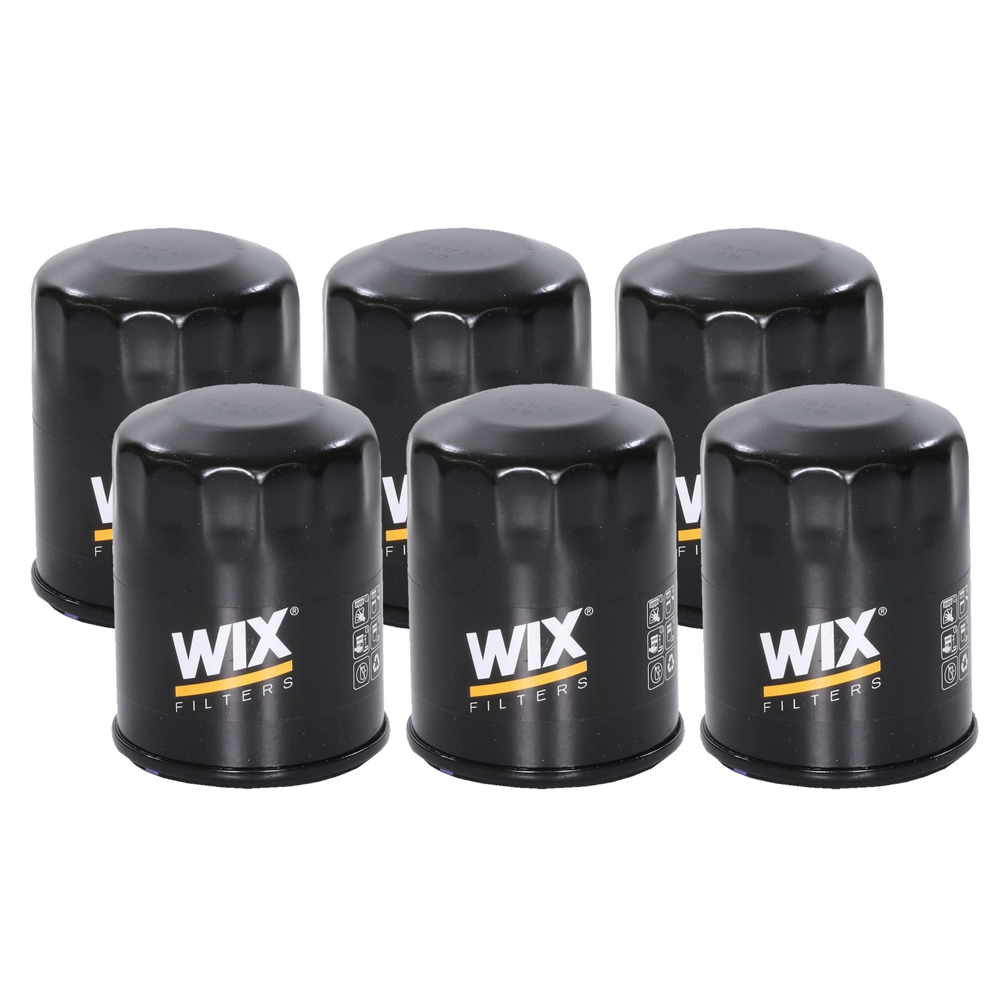 Amazon.com: Set of 6 Engine Motor Oil Filters For Acura Honda Hyundai ...