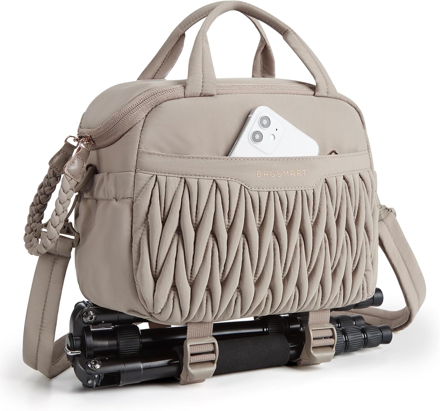 Amazon.com : BAGSMART Camera Sling Bag, Portable Small Camera Bags for ...