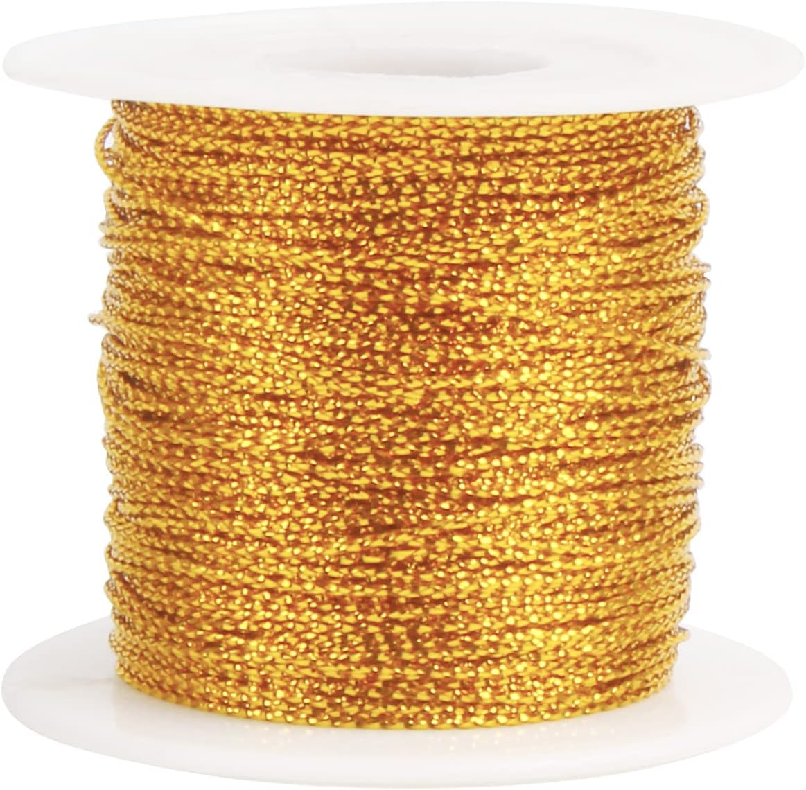 Amazon.com: Gold Metallic Cord Jewelry Cord Craft String - 1mm, 100 ...