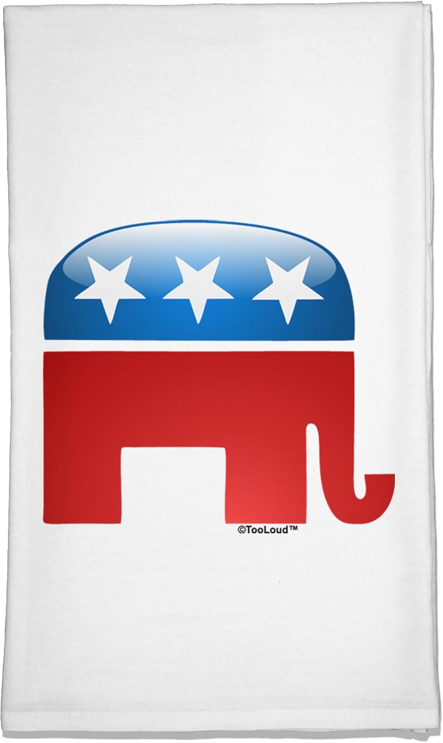 Amazon.com: TOOLOUD Republican Bubble Symbol Flour Sack Dish Towel ...