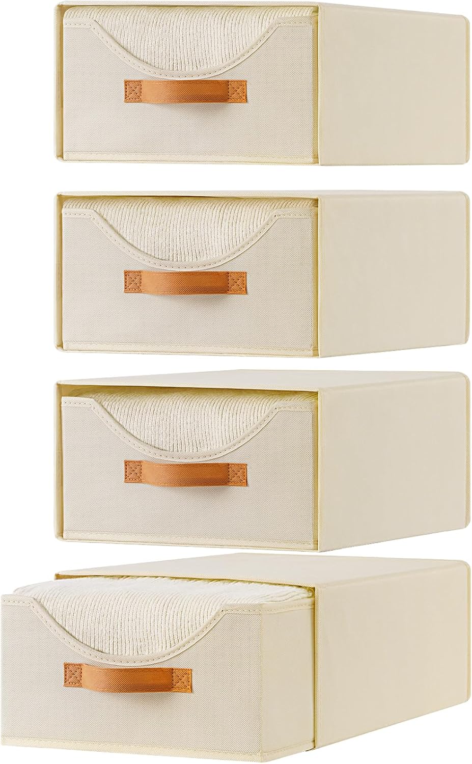 Amazon.com: Baesyhom 4 Pcs Closet Drawers and Large Size Clothes ...