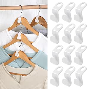 Amazon.com: 50 PCS Space Saving Hanger - Clothes Connector Hooks ...