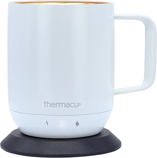 Amazon.com | Thermacup Self-Heating Temperature Controlled Coffee Mug ...