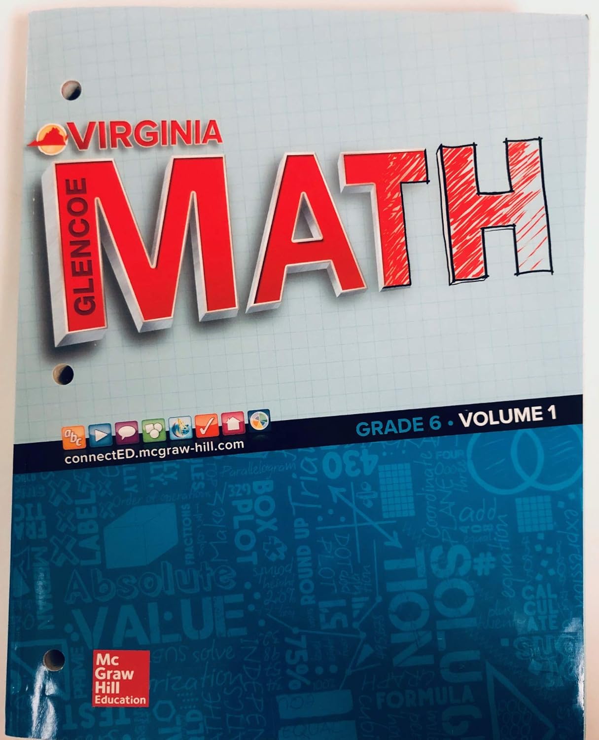 Glencoe MATH, Grade 6, Vol 1, Virginia Edition: Glencoe: 9780079066022 ...