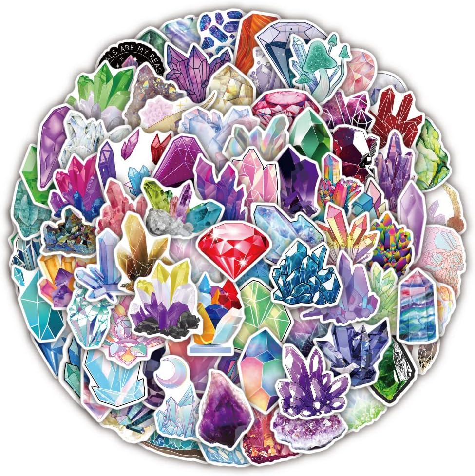 100PCS Crystal Stickers,Gift for Children Teens Adults Kids,Waterproof ...