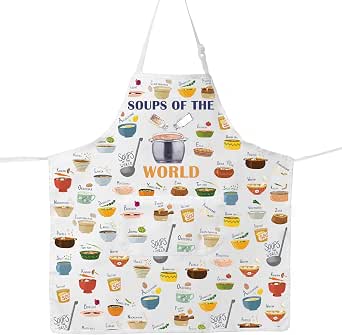 Amazon.com: G2TUP Soup Kitchen Apron Soup Cooking Apron Soup Lover ...