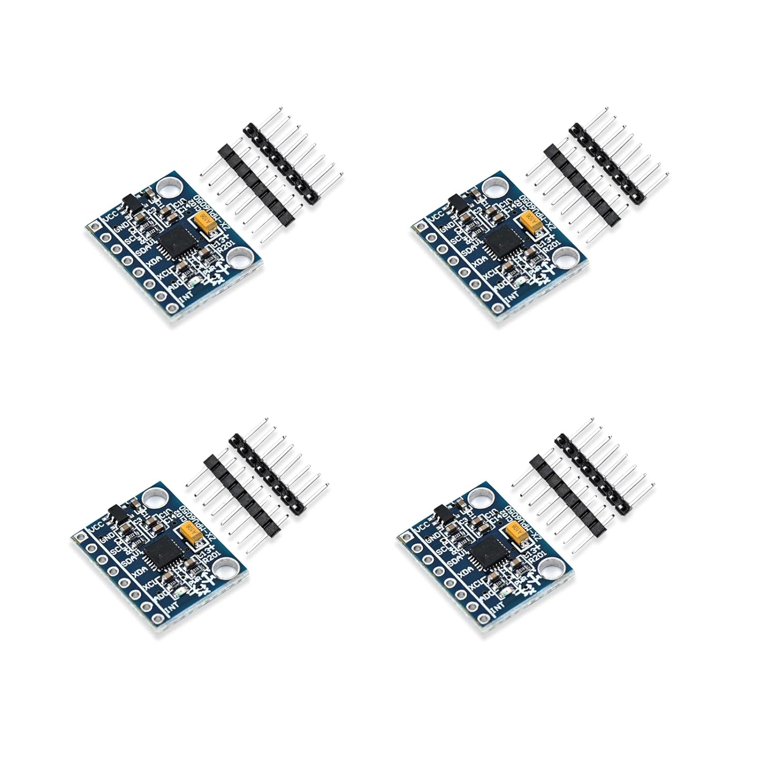 4 PCS GY-521 MPU-6050 Module 3 Axis Accelerometer Gyroscope Module 6DOF ...