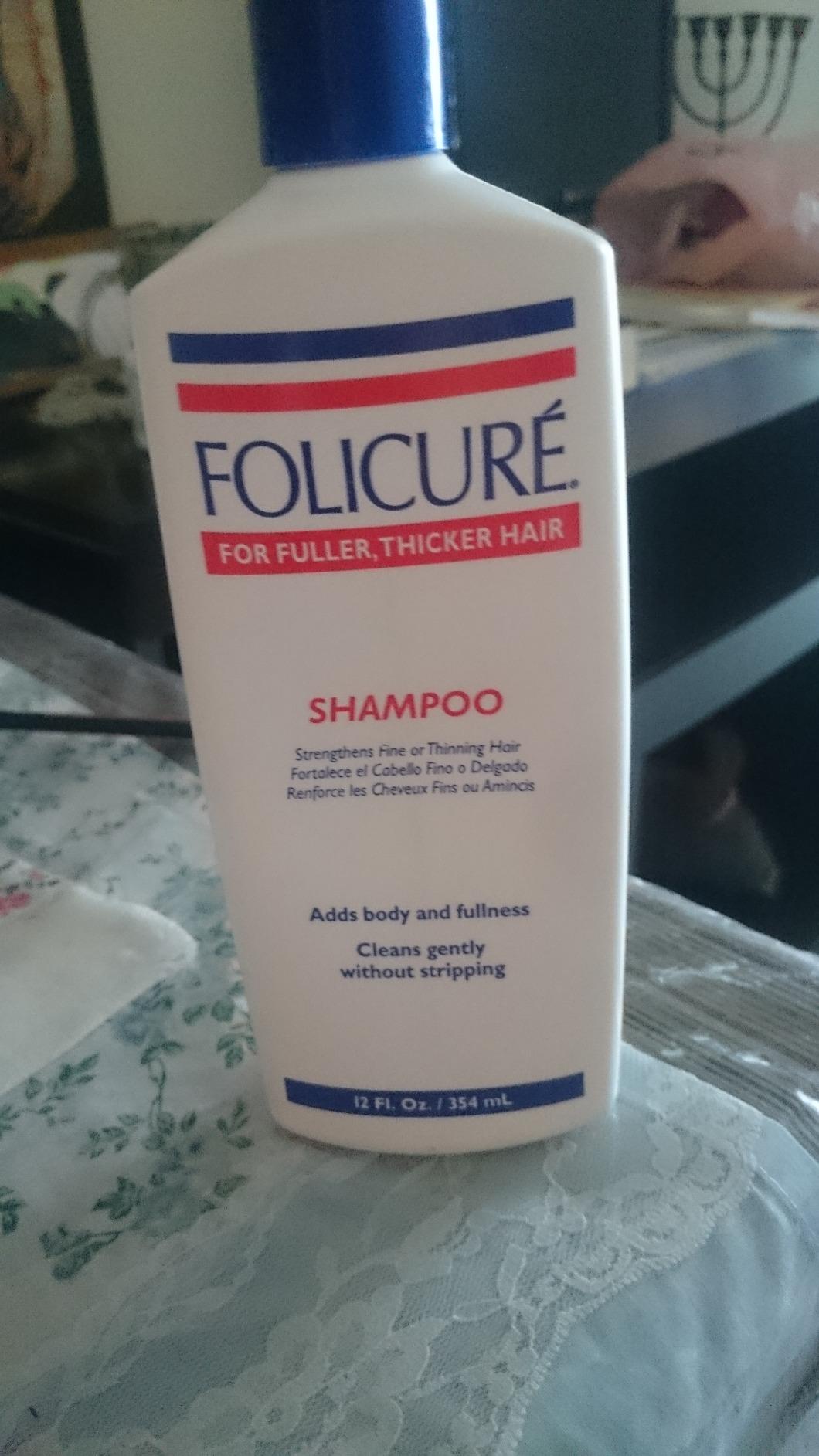 Amazon.com : FOLICURE Shampoo for Fuller, Thicker Hair Strengthens Fine ...