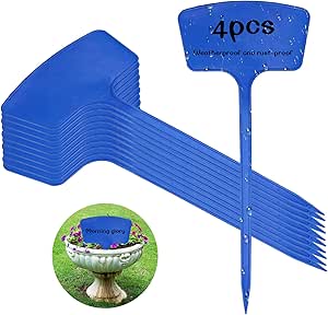 Amazon.com: 4PCS Plant Label Large Tall Outdoor Waterproof Plastic T ...